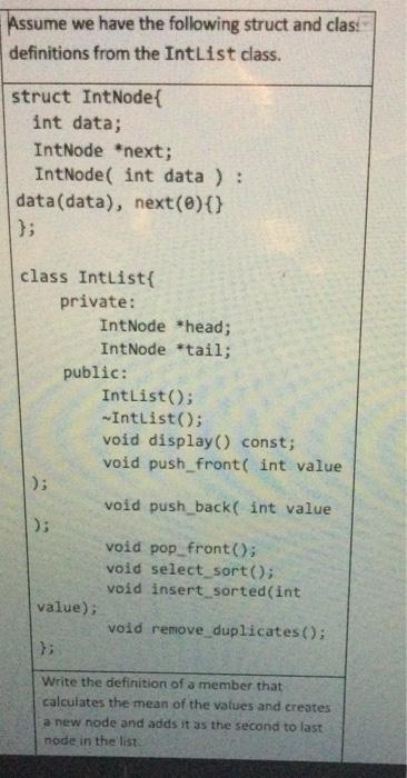 Solved using c++ Assume we have the following struct and | Chegg.com