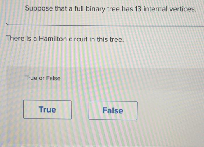 Solved A full binary tree has 13 internal vertices. Does | Chegg.com