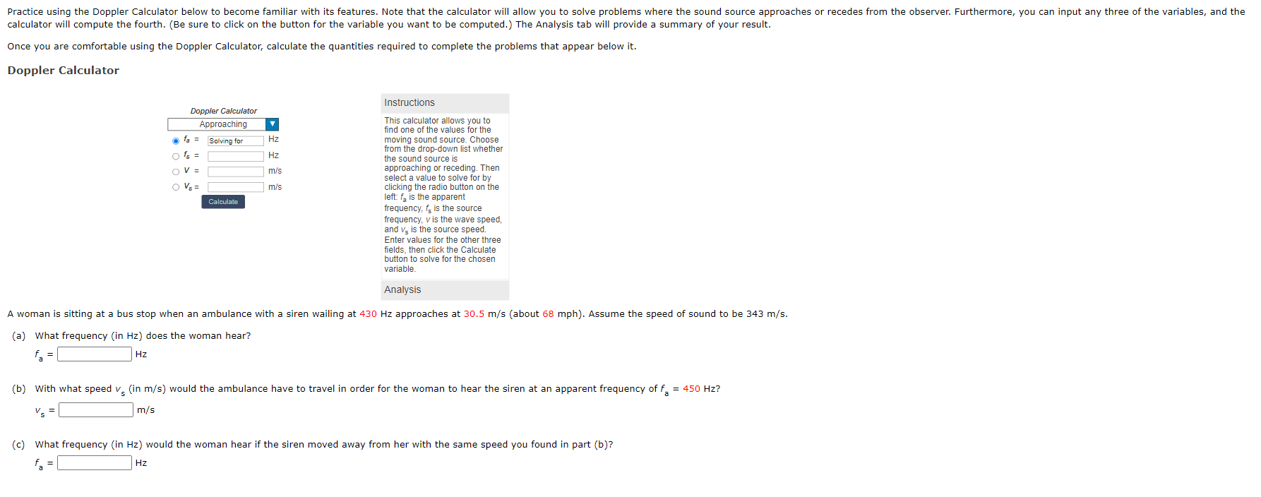 Solved Once you are comfortable using the Doppler | Chegg.com