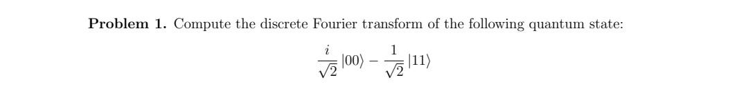 Solved Problem 1. Compute the discrete Fourier transform of | Chegg.com