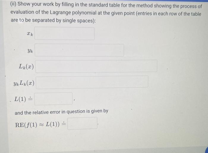 [Solved]: Numerical Analysis and Its Applications (Lagrange