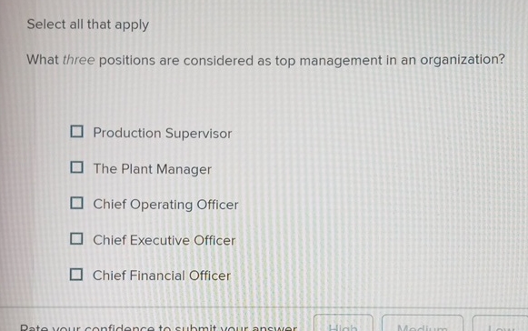 Solved Select all that applyWhat three positions are | Chegg.com