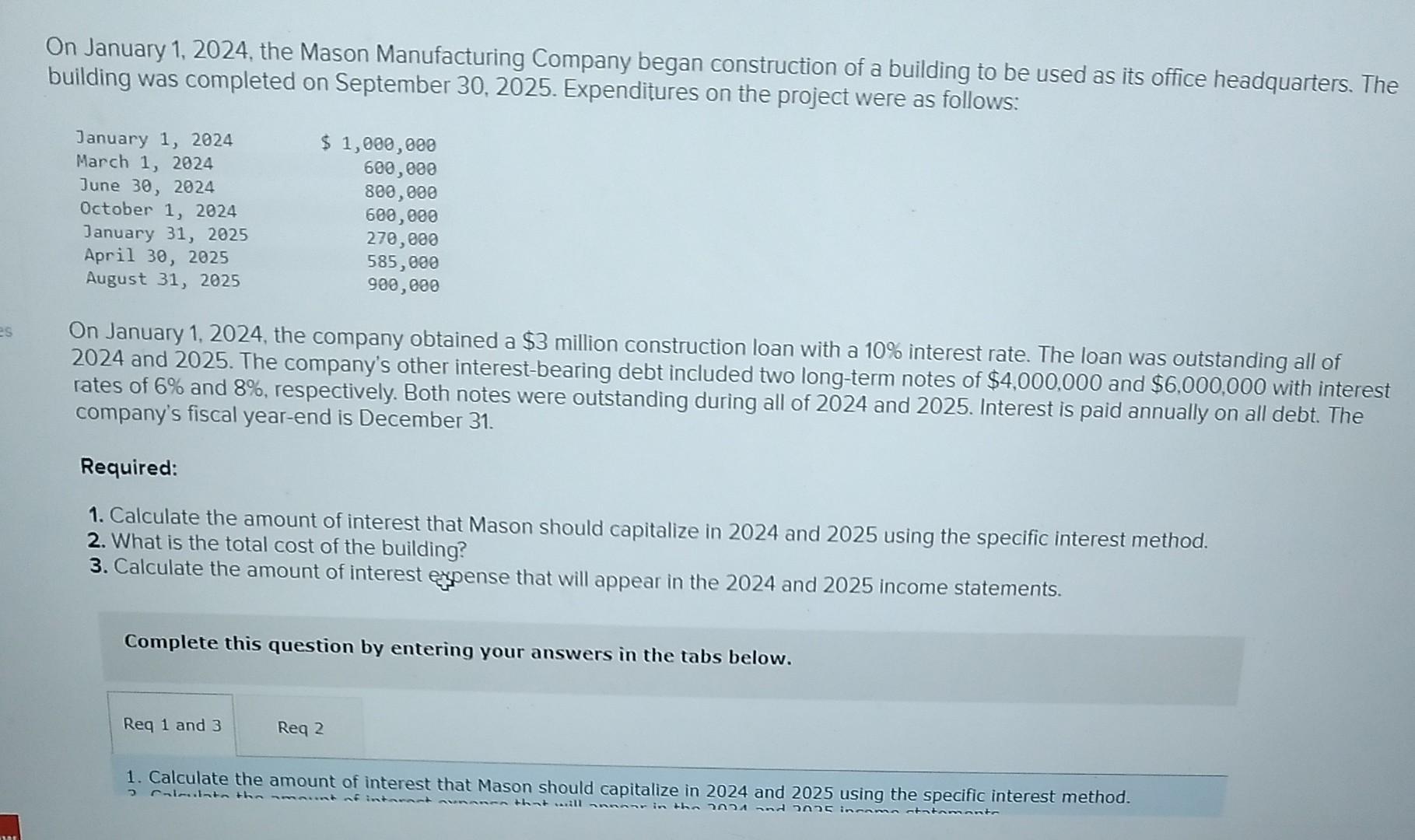 Solved On January 1, 2024, the Mason Manufacturing Company | Chegg.com