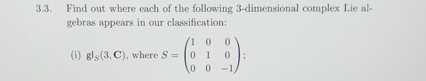 Solved 3.3. ﻿Find out where each of the following | Chegg.com