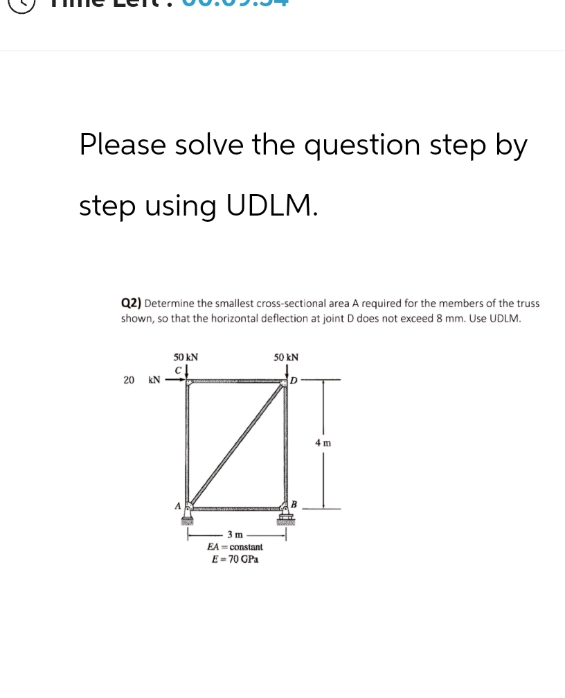Solved Please solve the question step bystep using UDLM.Q2) | Chegg.com