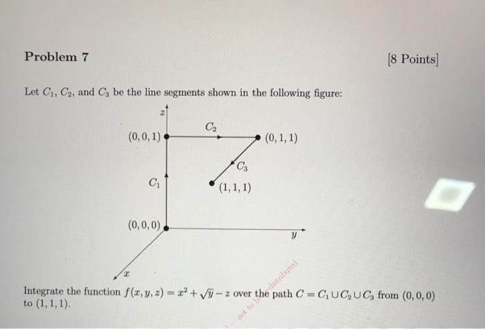 Solved Problem 7 [8 Points Let C1, C2, and Cbe the line | Chegg.com