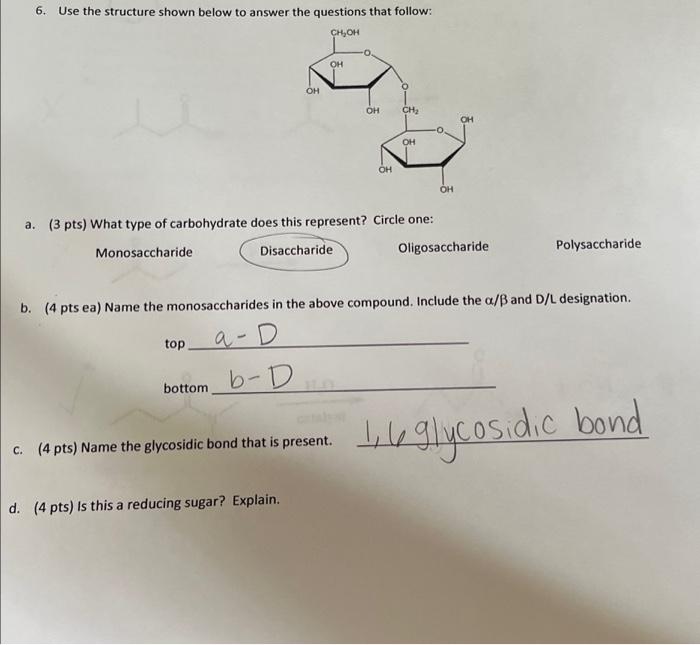 Solved Could you double check my answers and help with part | Chegg.com