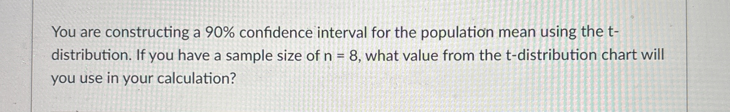 You are constructing a 90% ﻿confidence interval for | Chegg.com