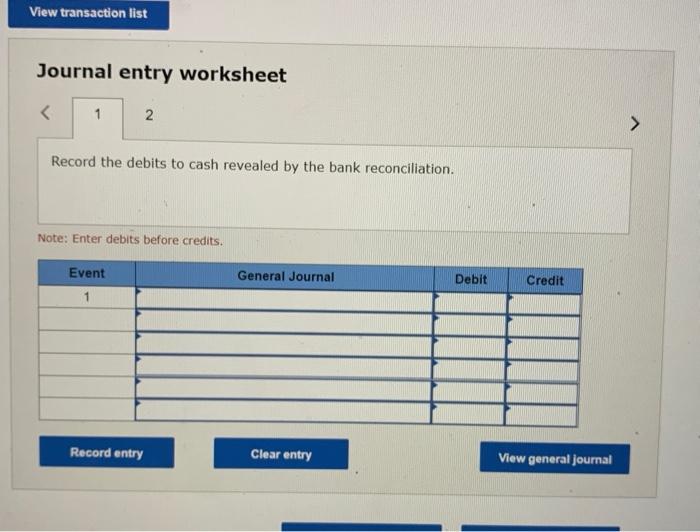 Solved The bank statement for the checking account of | Chegg.com