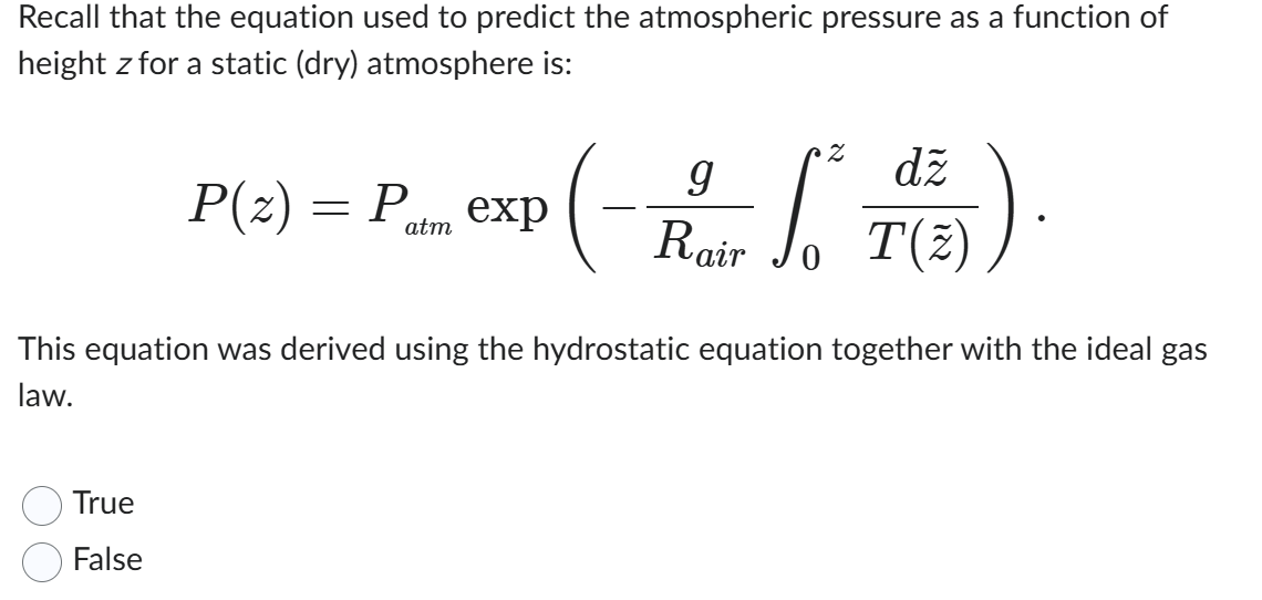 Solved Recall that the equation used to predict the | Chegg.com
