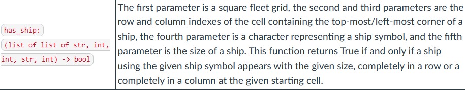 Solved The first parameter is a square fleet grid, the | Chegg.com