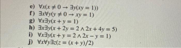 Solved 28. Determine the truth value of each of these | Chegg.com