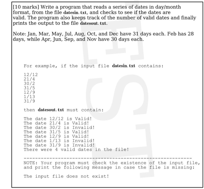 Solved 10 Marks Write A Program That Reads A Series Of 