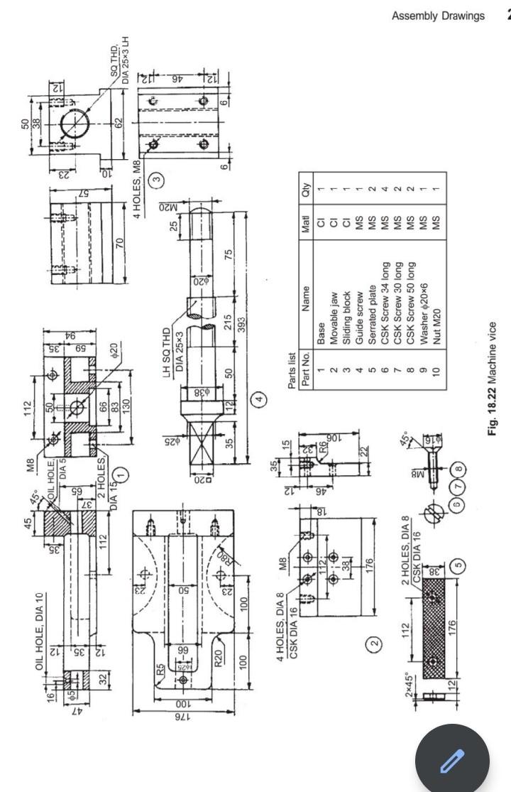 The details of a shaper tool head slide are shown in | Chegg.com