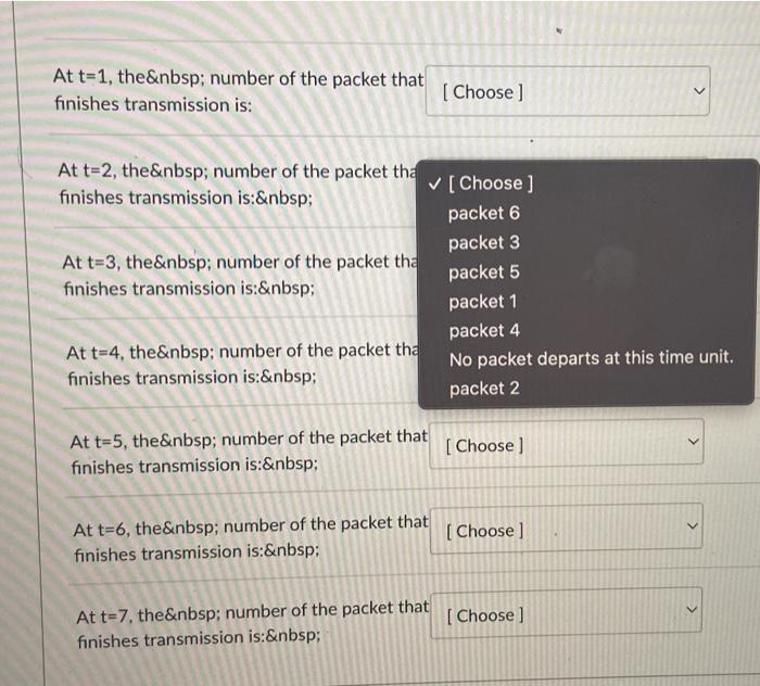 Solved Consider the pattern of red and green packet arrivals | Chegg.com