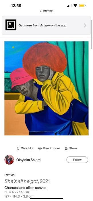 12:59 #artsy.net A Get more from Artsy-on the app | Chegg.com