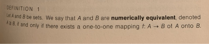 Solved Exercises 1. Use Definition 1, that is, the definiton | Chegg.com