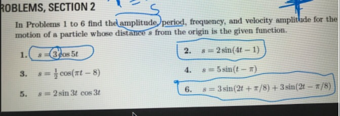 Solved ROBLEMS, SECTION 2 In Problems 1 to 6 find the | Chegg.com Solved ROBLEMS, SECTION 2 In Problems 1 to 6 find the | Chegg.com