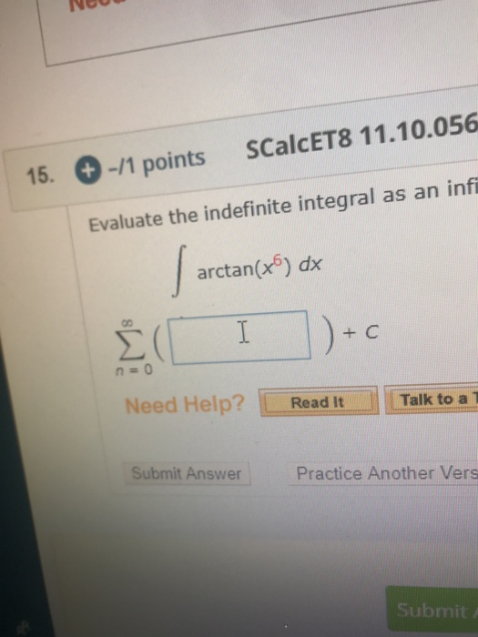 Solved Read It Need Help? 4. -11 points ScalcET8 11.10.040. | Chegg.com Solved Read It Need Help? 4. -11 points ScalcET8 11.10.040. | Chegg.com