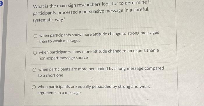 Solved One reason the door-in-the-face technique works is | Chegg.com