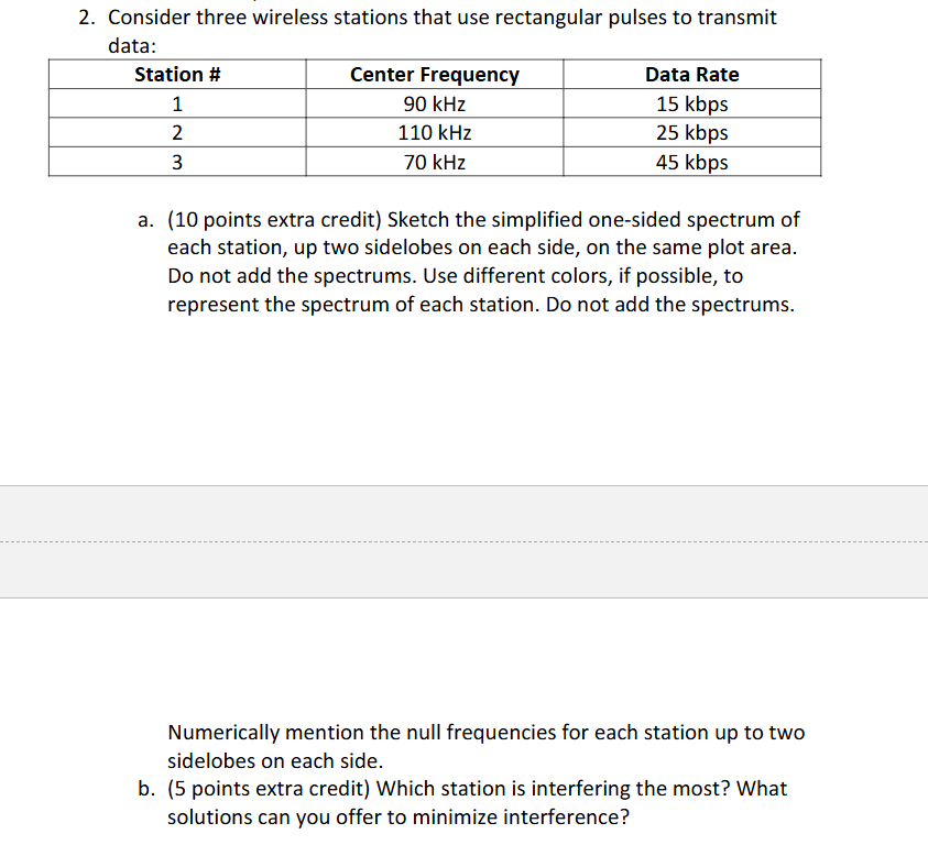 Solved 2. ﻿Consider three wireless stations that use | Chegg.com