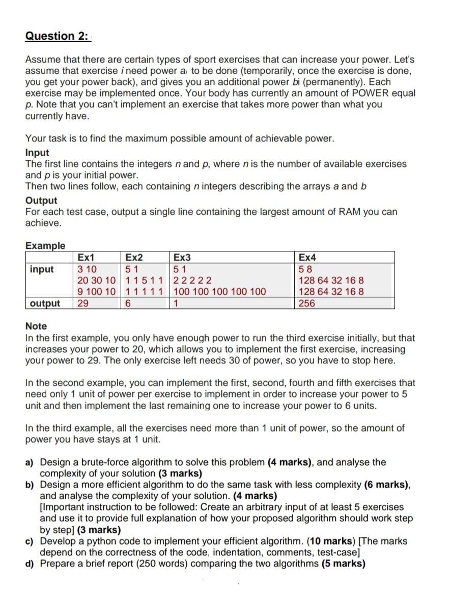 Question 2: Assume that there are certain types of | Chegg.com