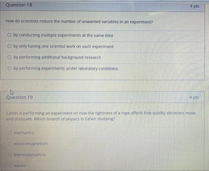 Solved How do scientists reduce the number of unwanted | Chegg.com