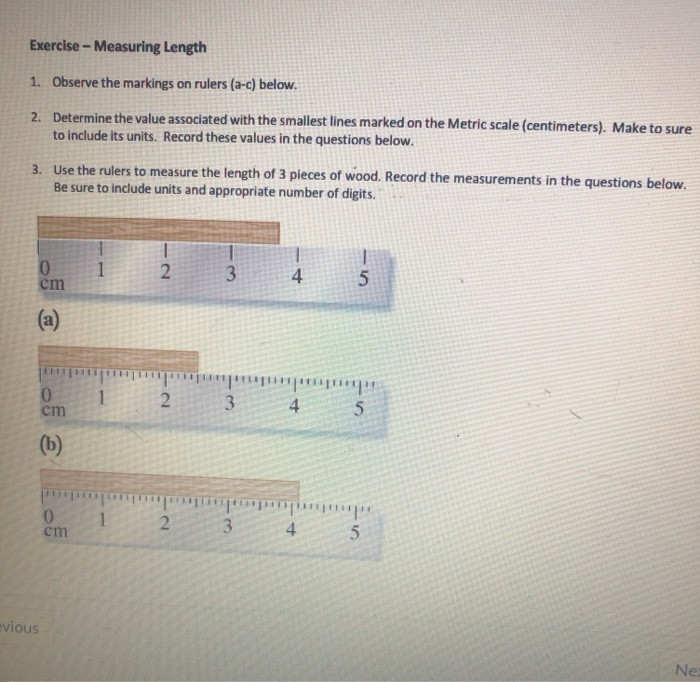 Solved Measurements Lab Exercise It is important that you | Chegg.com
