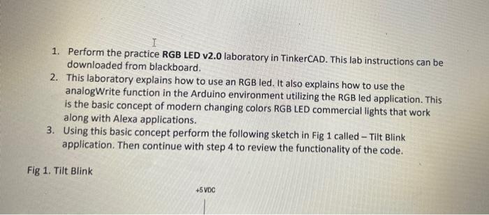 Solved 1. Perform the practice RGB LED v2.0 laboratory in | Chegg.com