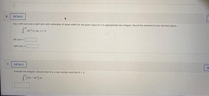 Solved Use a left sum and a right sum with rectangles of | Chegg.com