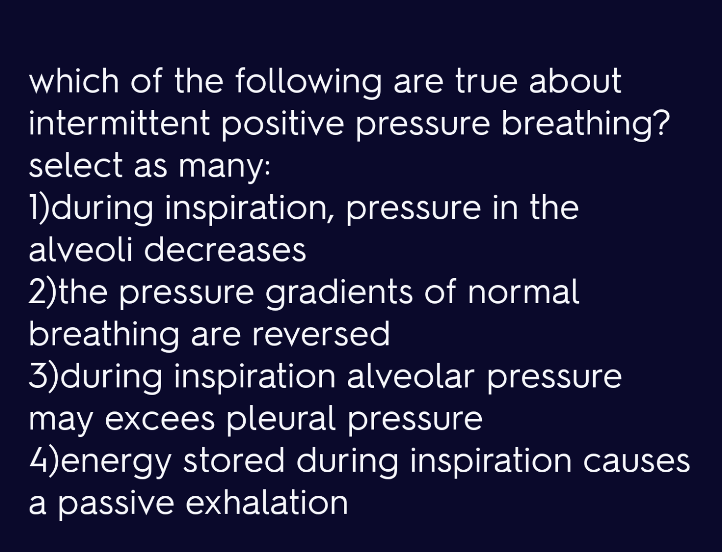 Solved which of the following are true about intermittent | Chegg.com