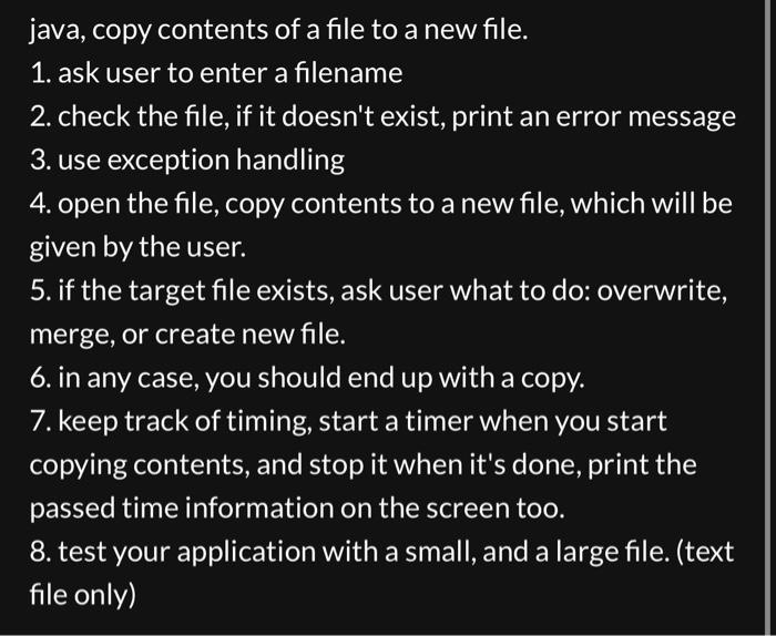 Solved 1. ask user to enter a filename 2. check the file, if | Chegg.com