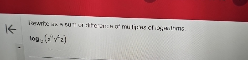 Rewrite as a sum or difference of multiples of | Chegg.com