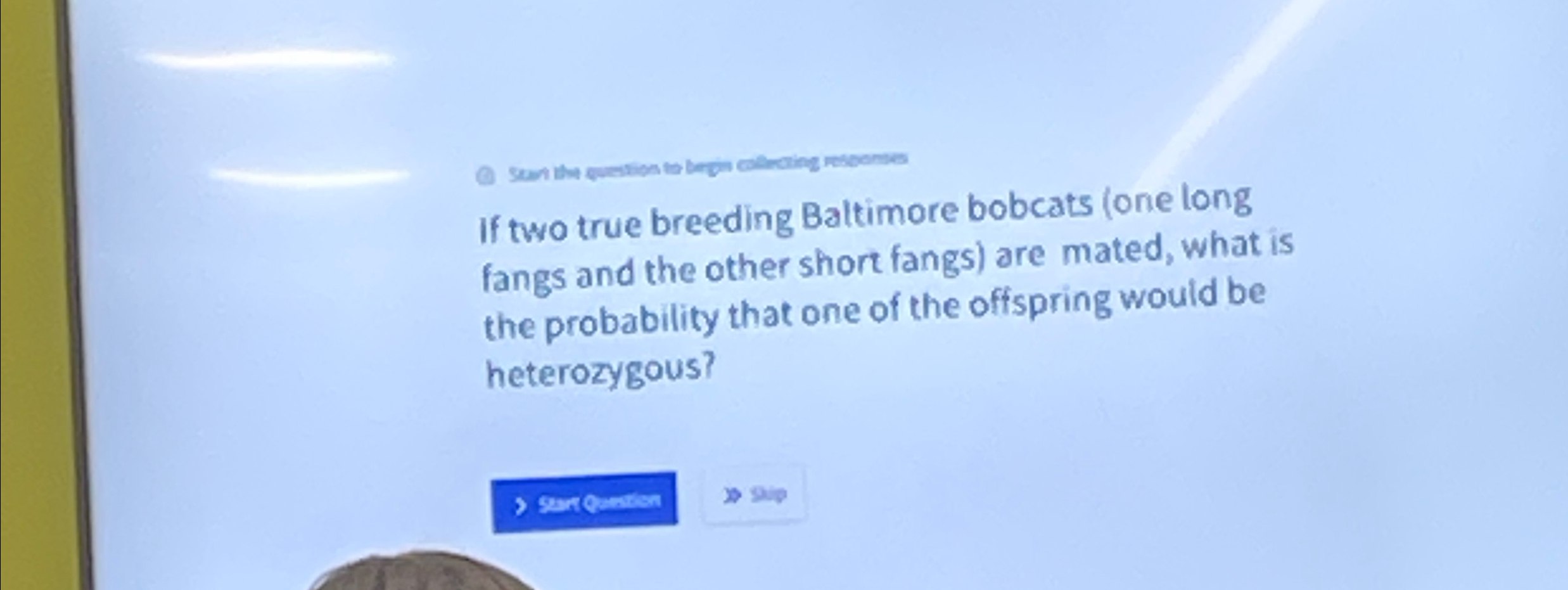 Solved If two true breeding Baltimore bobcats (one long | Chegg.com