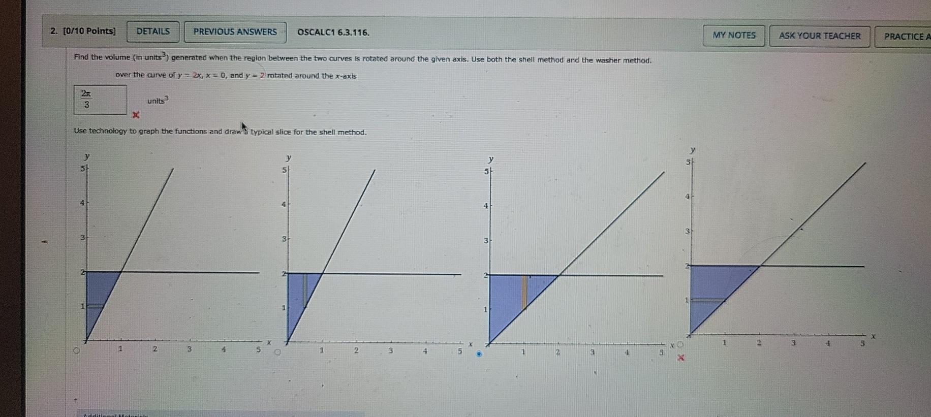 Solved 2. [0/10 Points) DETAILS PREVIOUS ANSWERS OSCALC1 | Chegg.com Solved 2. [0/10 Points) DETAILS PREVIOUS ANSWERS OSCALC1 | Chegg.com