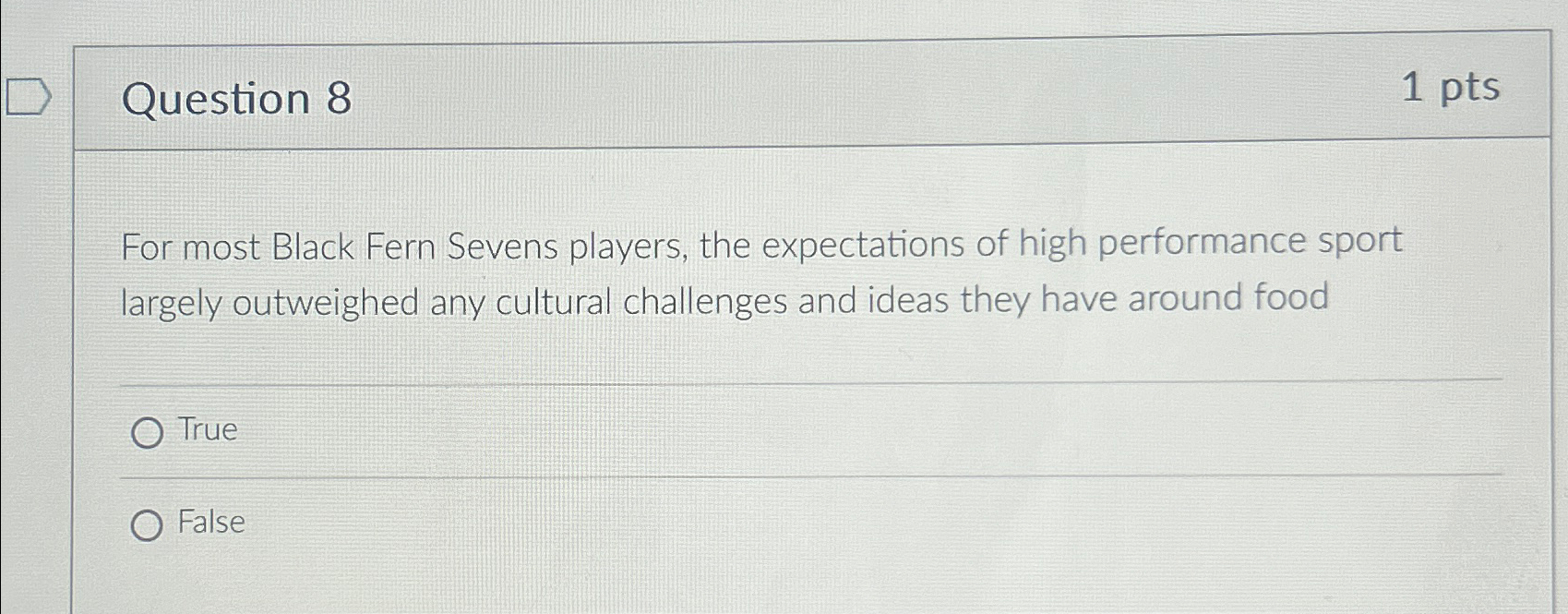 Solved Question 81 ptsFor most Black Fern Sevens players, | Chegg.com Solved Question 81 ptsFor most Black Fern Sevens players, | Chegg.com