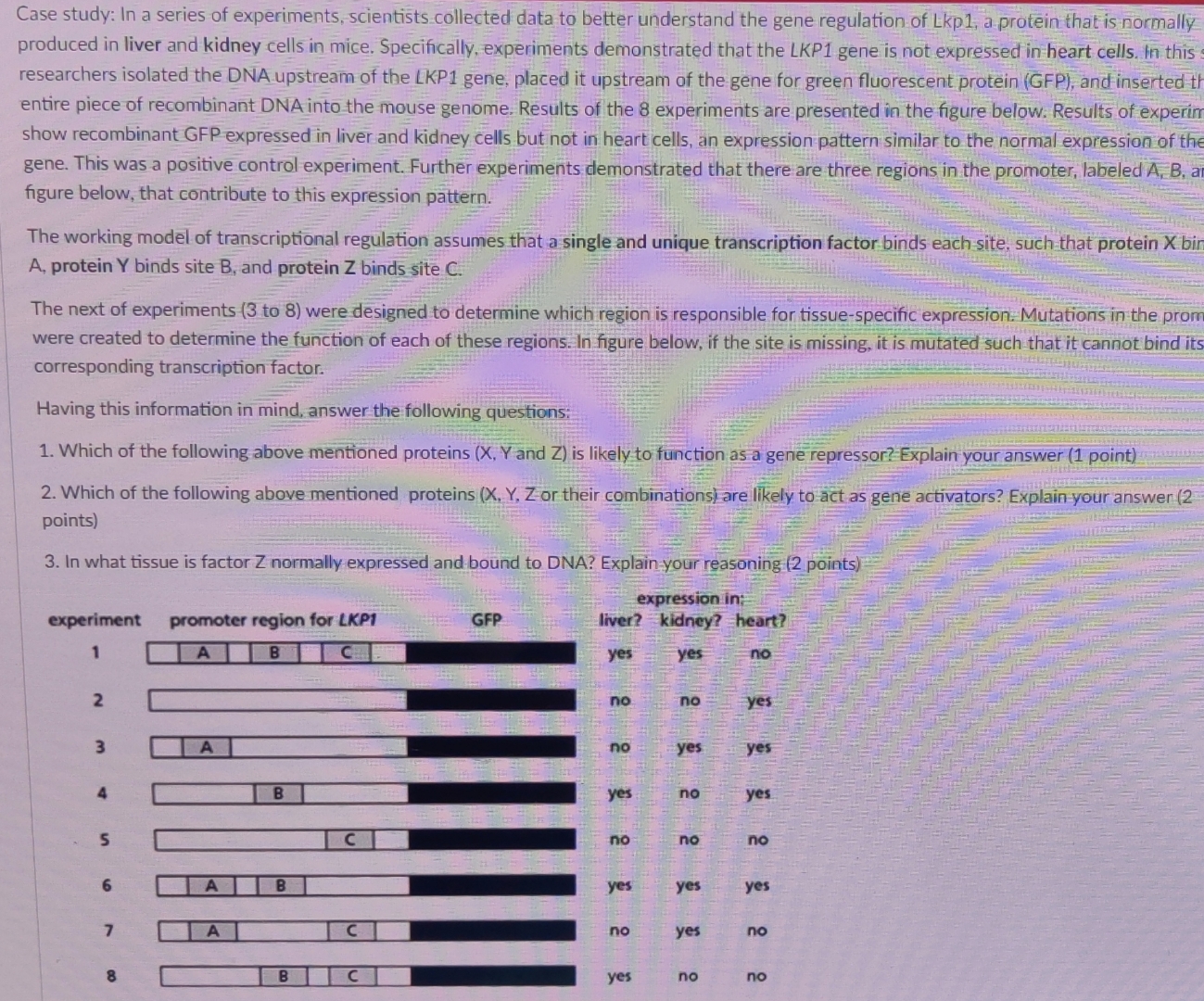 Solved Case study: In a series of experiments, scientists | Chegg.com