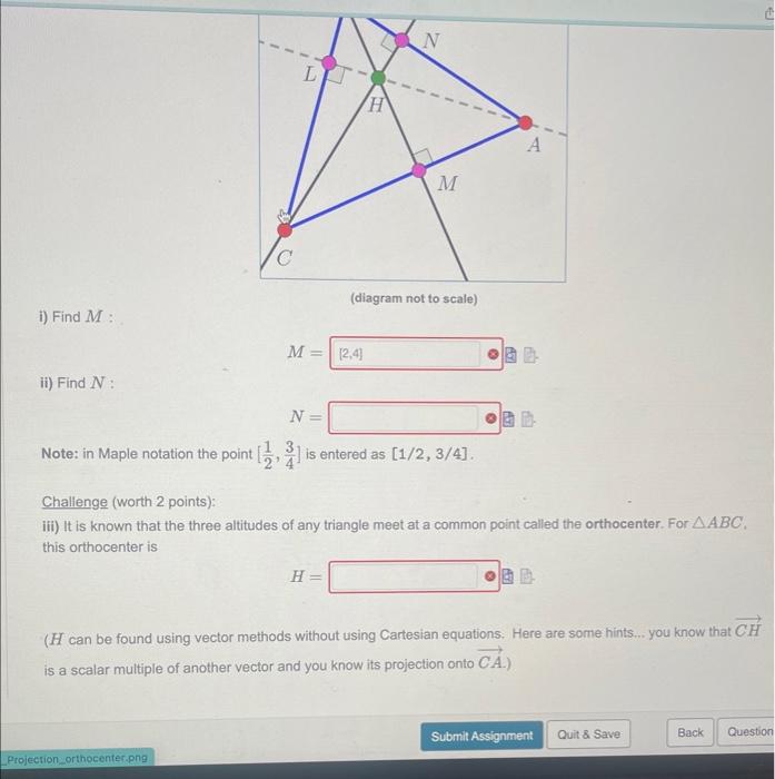 Solved Given the three points A=[−6,3],B=[2,4] and C=[2,−6], | Chegg.com