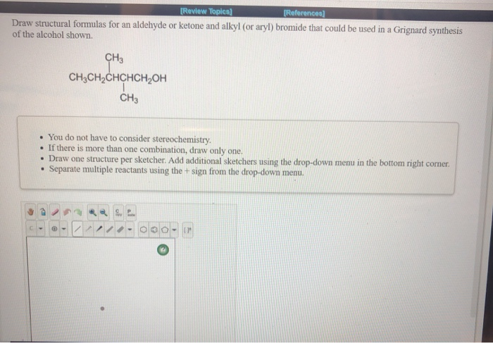 Solved Review Topics (References Draw structural formulas | Chegg.com