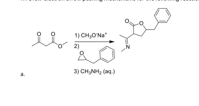 Solved 1) CH3O−Na+ 2) a. 3) CH3NH2 (aq.) Benzene SOCl2 c) | Chegg.com