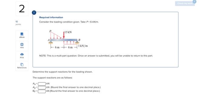 Solved Aequired information Consider the loading condition | Chegg.com