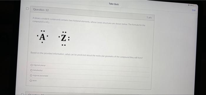 Solved im not sure whats the difference with bent and linear | Chegg.com