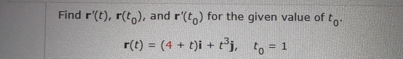 Solved Find R T R T0 ﻿and R T0 ﻿for The Given Value Of