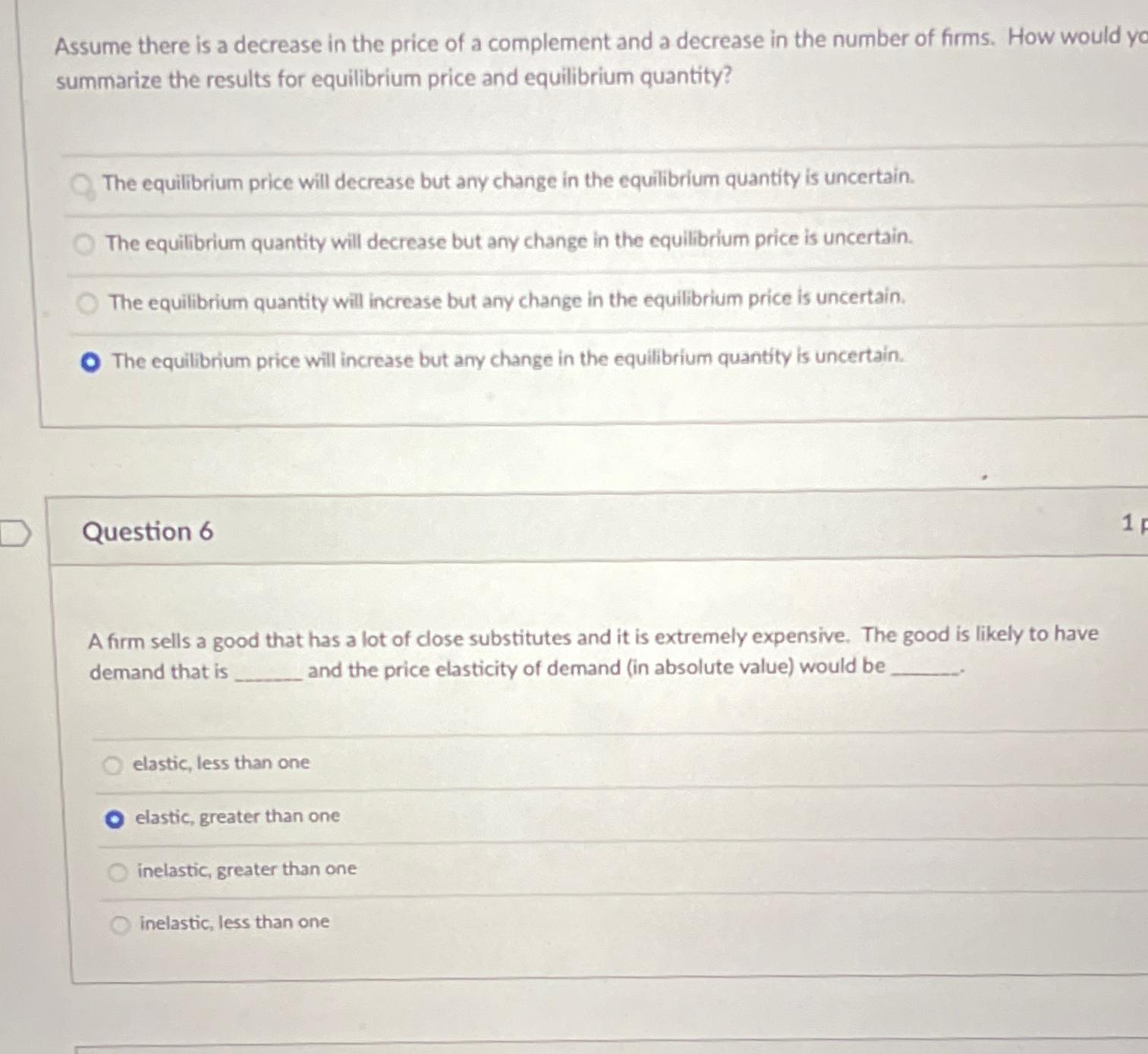 Solved Assume there is a decrease in the price of a | Chegg.com