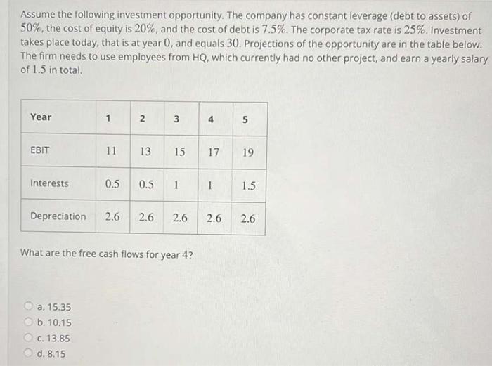 Solved Which statement on incremental earnings is correct? | Chegg.com