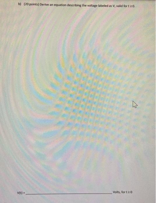 Solved Problem 1. (40 points) Transient circuit analysis The | Chegg.com