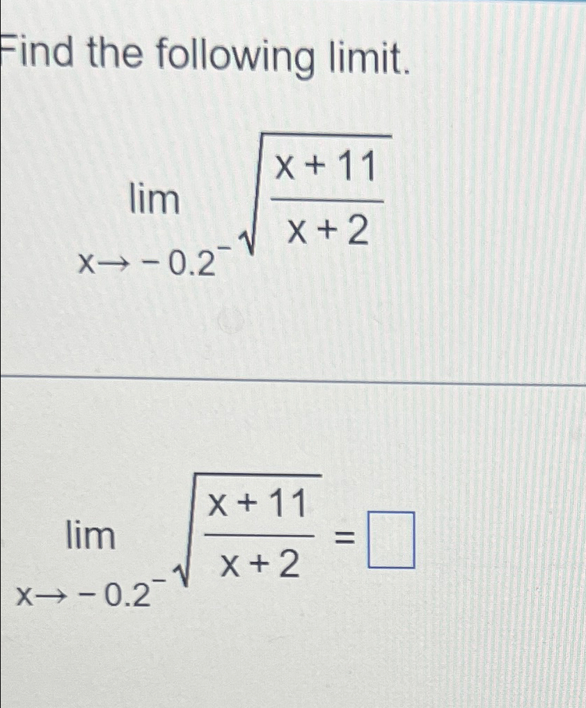 Solved Find the following | Chegg.com