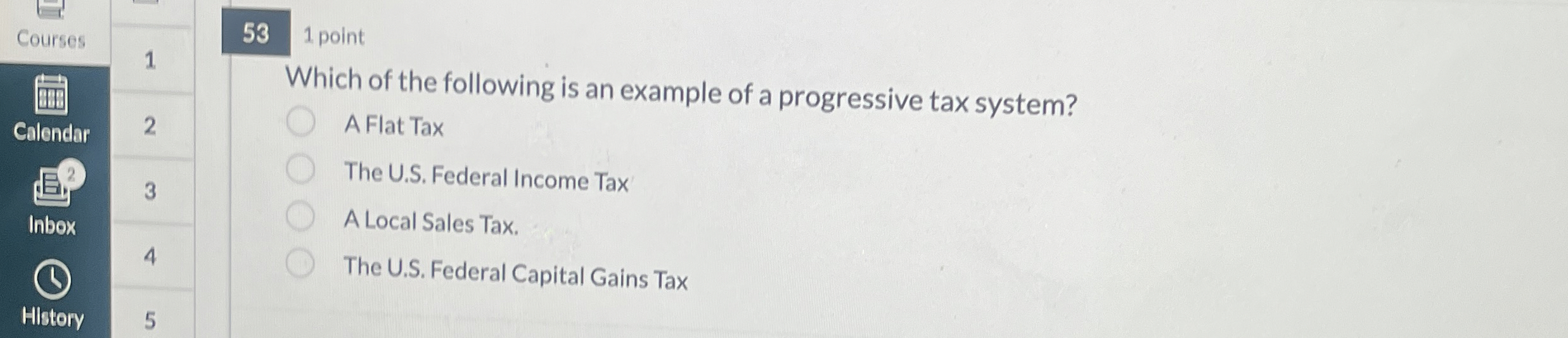 Solved Courses1531 ﻿pointWhich of the following is an | Chegg.com