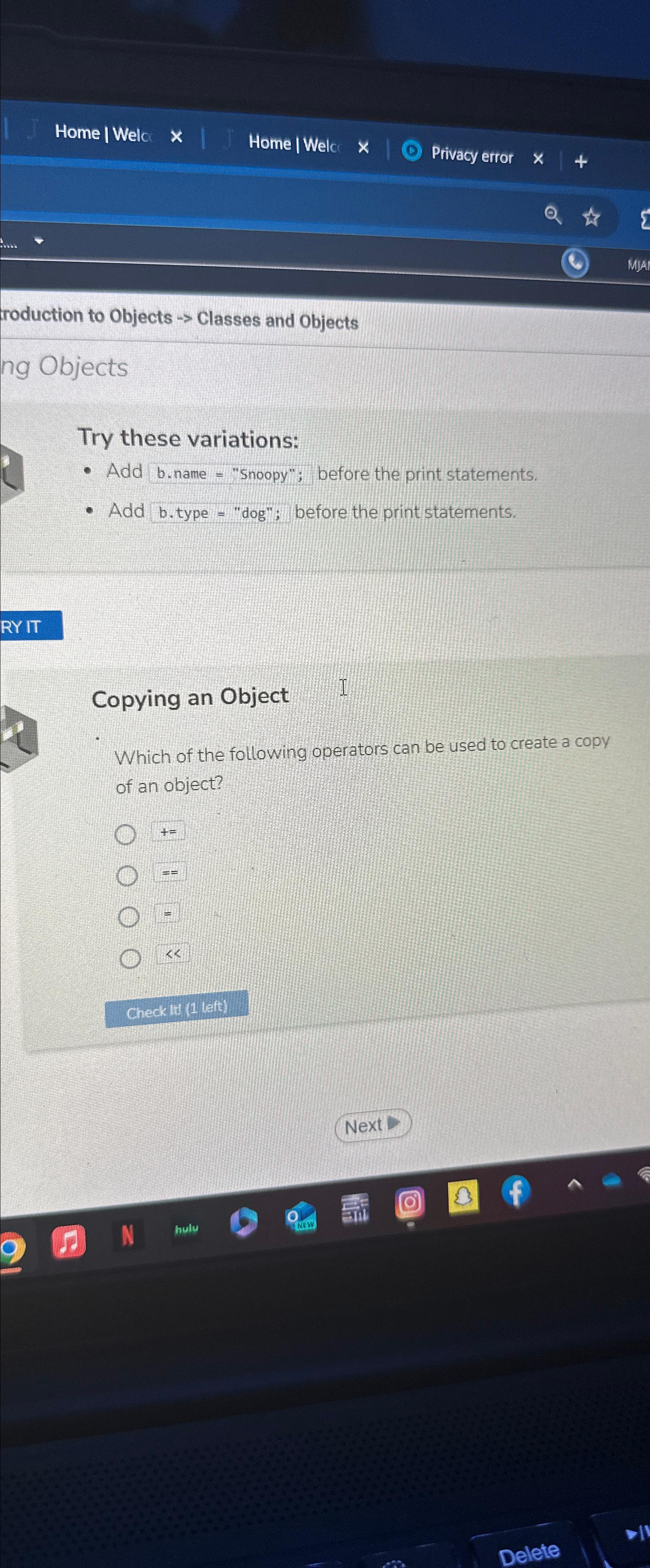 Solved roduction to Objects → ﻿Classes and ObjectsTry these | Chegg.com