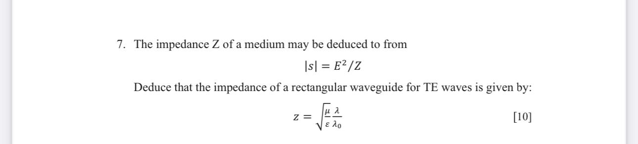 Solved The impedance Z ﻿of a medium may be deduced to | Chegg.com